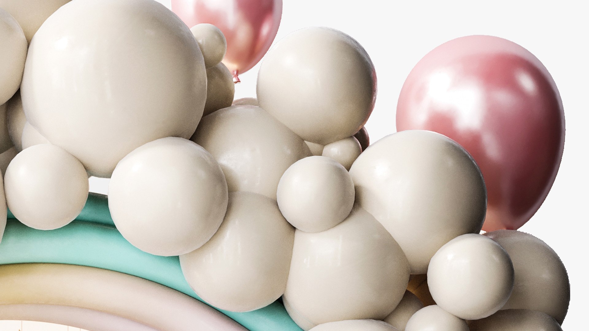 3D Children Arch With Balloons - TurboSquid 2246380