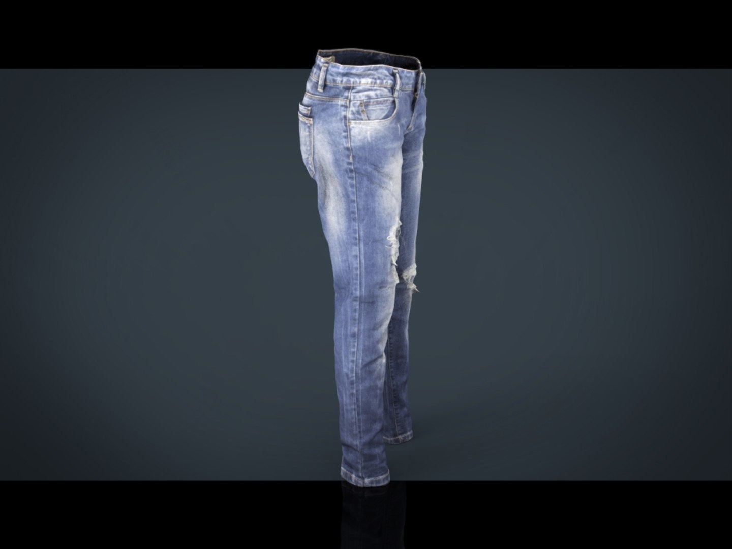 3D Ripped Jeans - TurboSquid 1340906