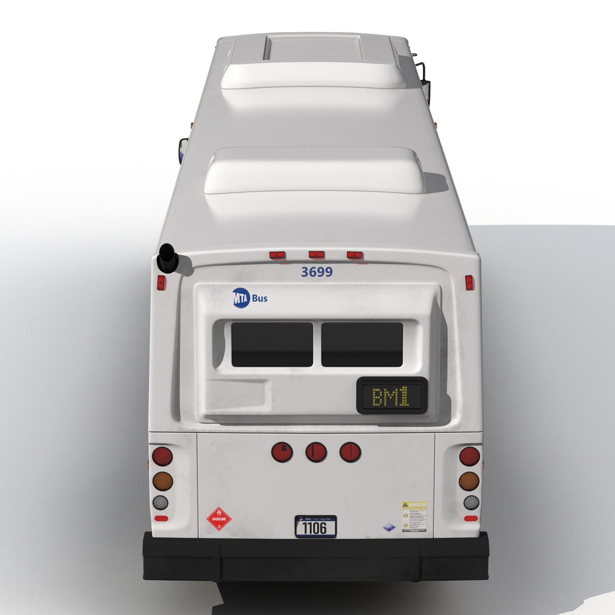 3d mta new york city bus