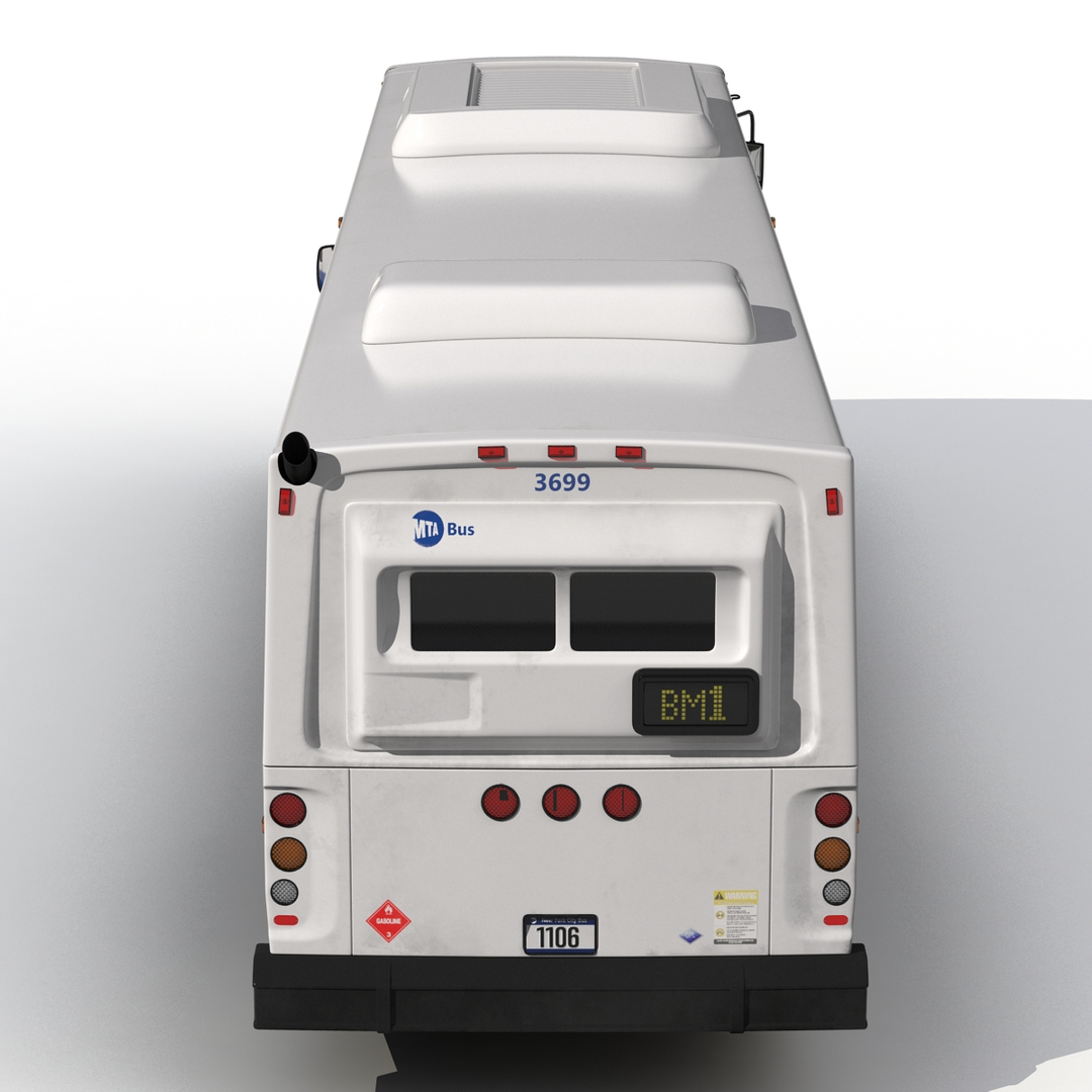 3d mta new york city bus