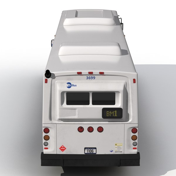 3d mta new york city bus