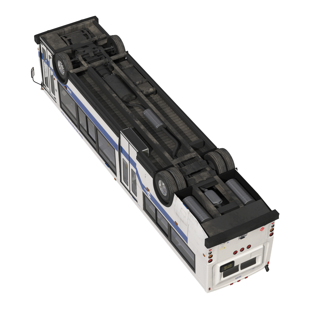 3d mta new york city bus