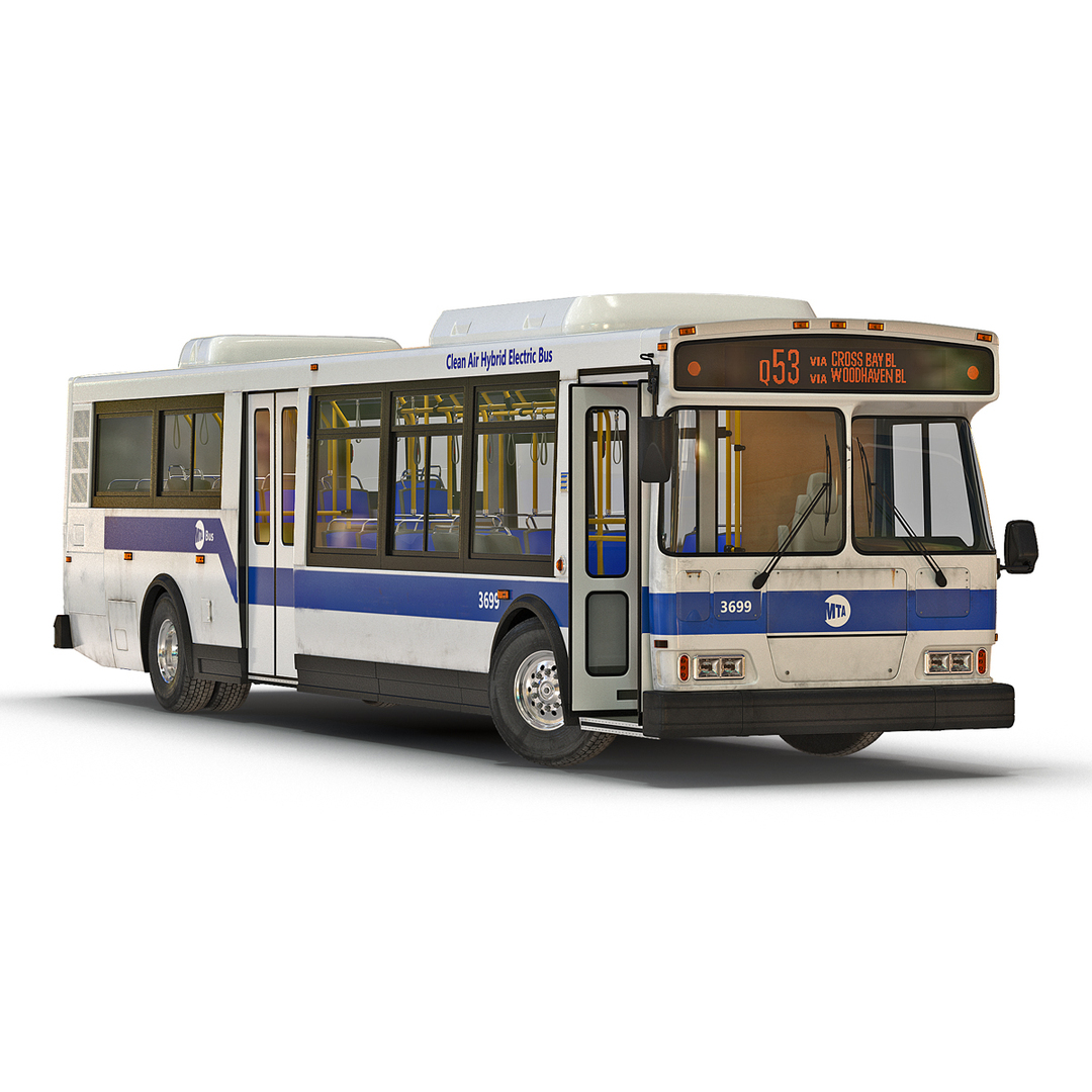 3d mta new york city bus