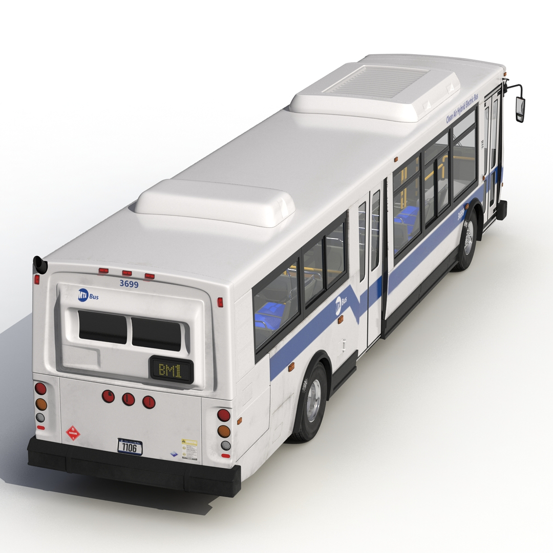 3d mta new york city bus