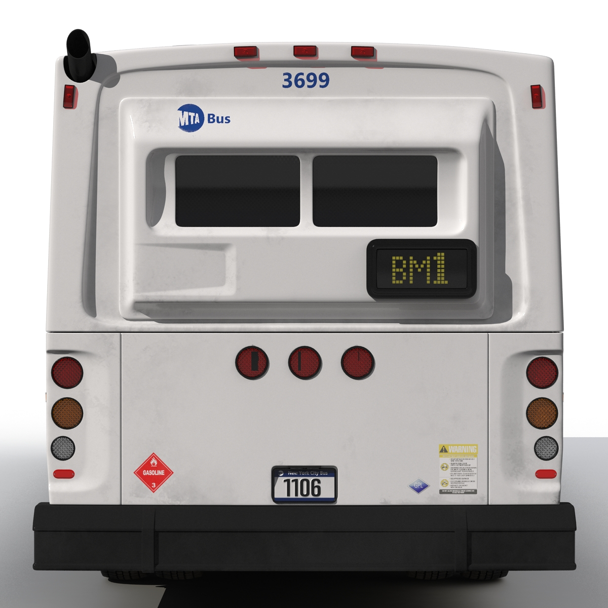 3d mta new york city bus