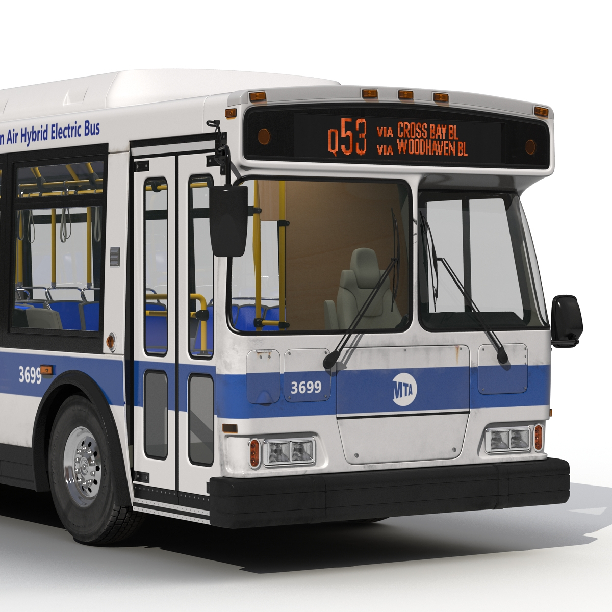 3d mta new york city bus