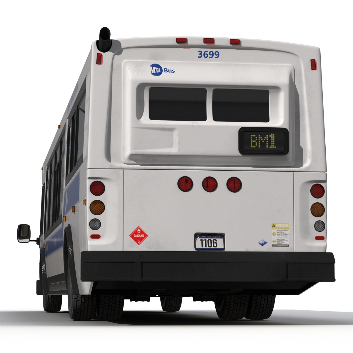 3d mta new york city bus