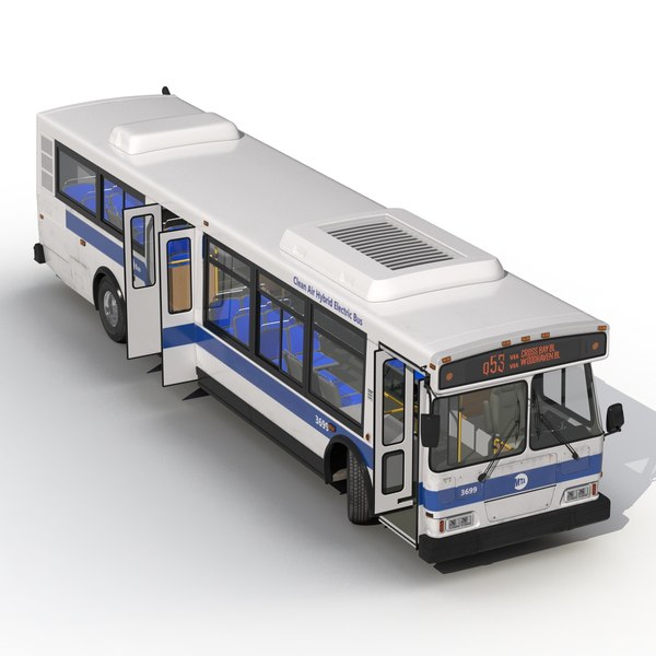 3d mta new york city bus