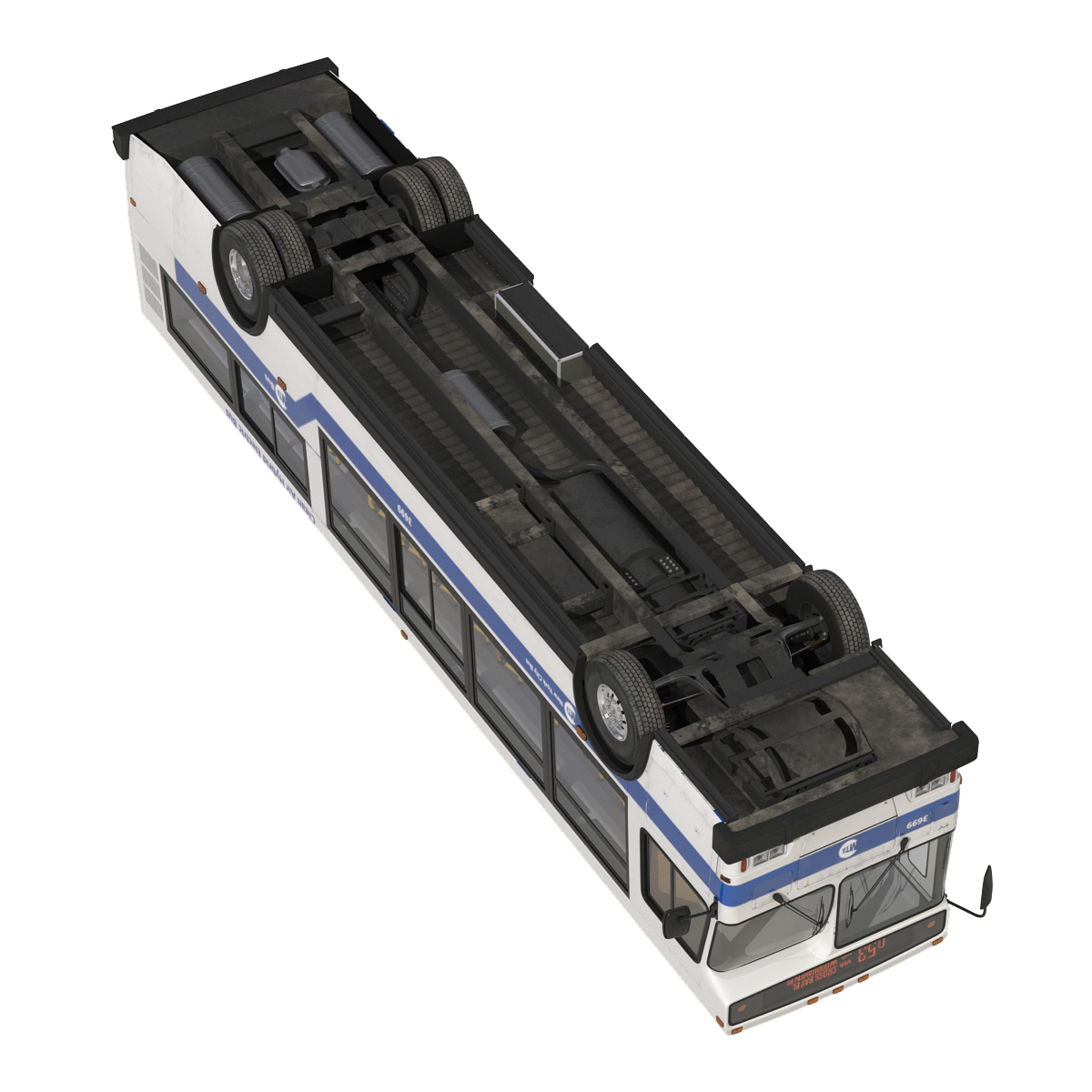 3d mta new york city bus