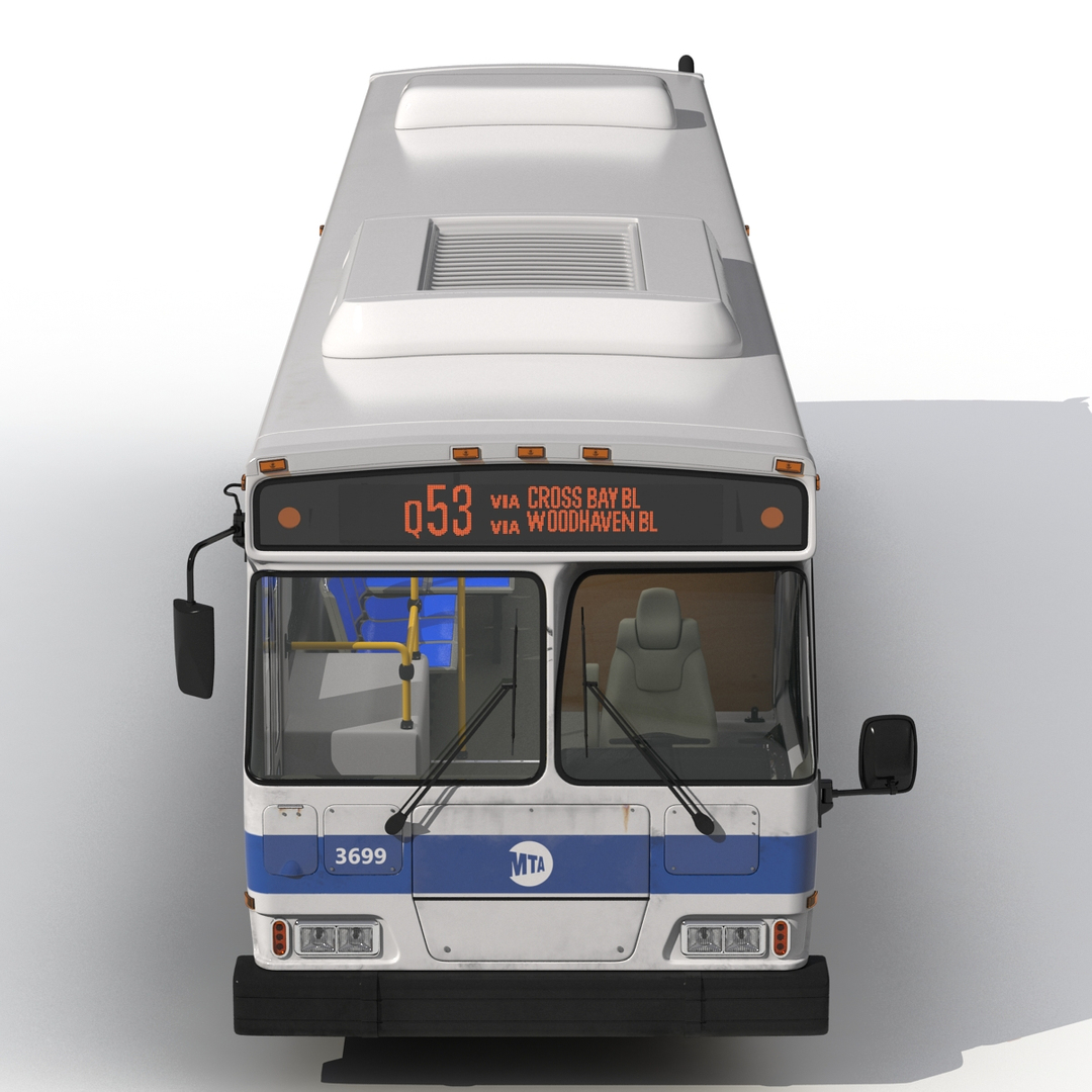 3d mta new york city bus