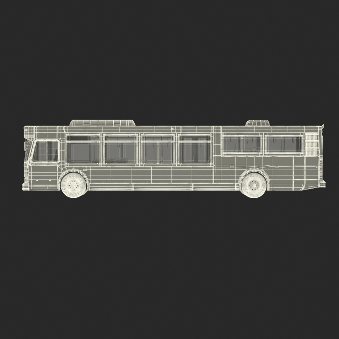 3d mta new york city bus