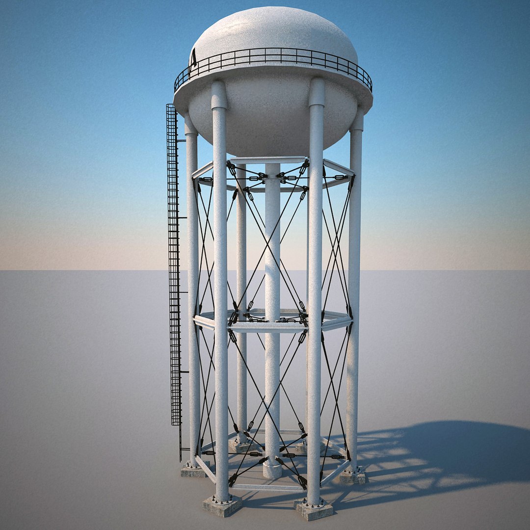 water tower v3 3d lw