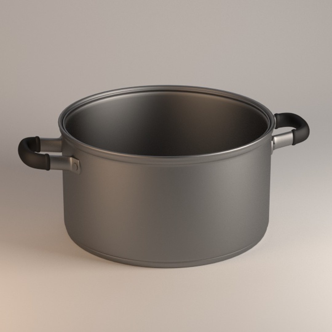 3d cooking pot model