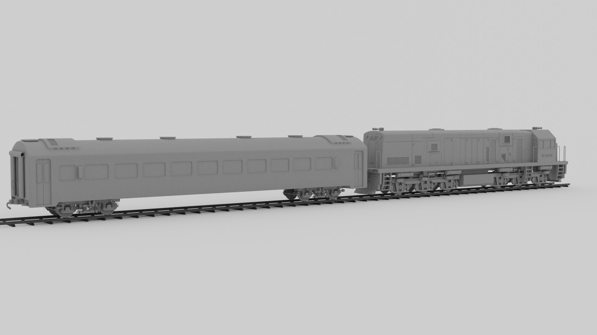 3D Locomotive CC 201 Low-poly 3D Model - TurboSquid 1878147