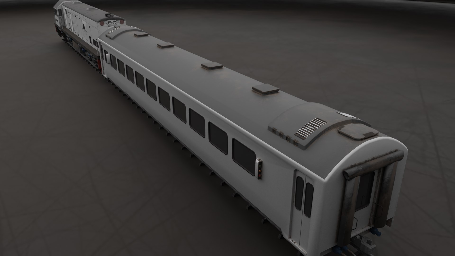 3D Locomotive CC 201 Low-poly 3D Model - TurboSquid 1878147