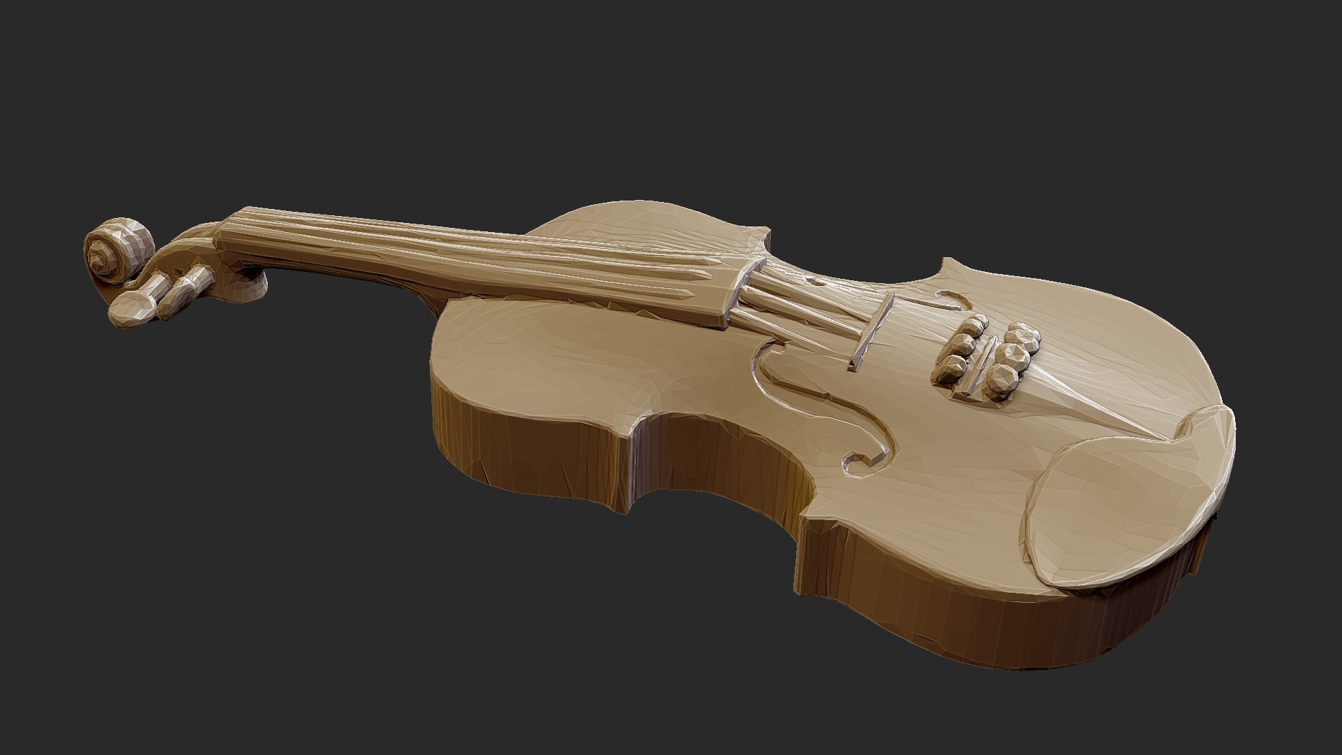 Violin 3D Model - TurboSquid 1697807
