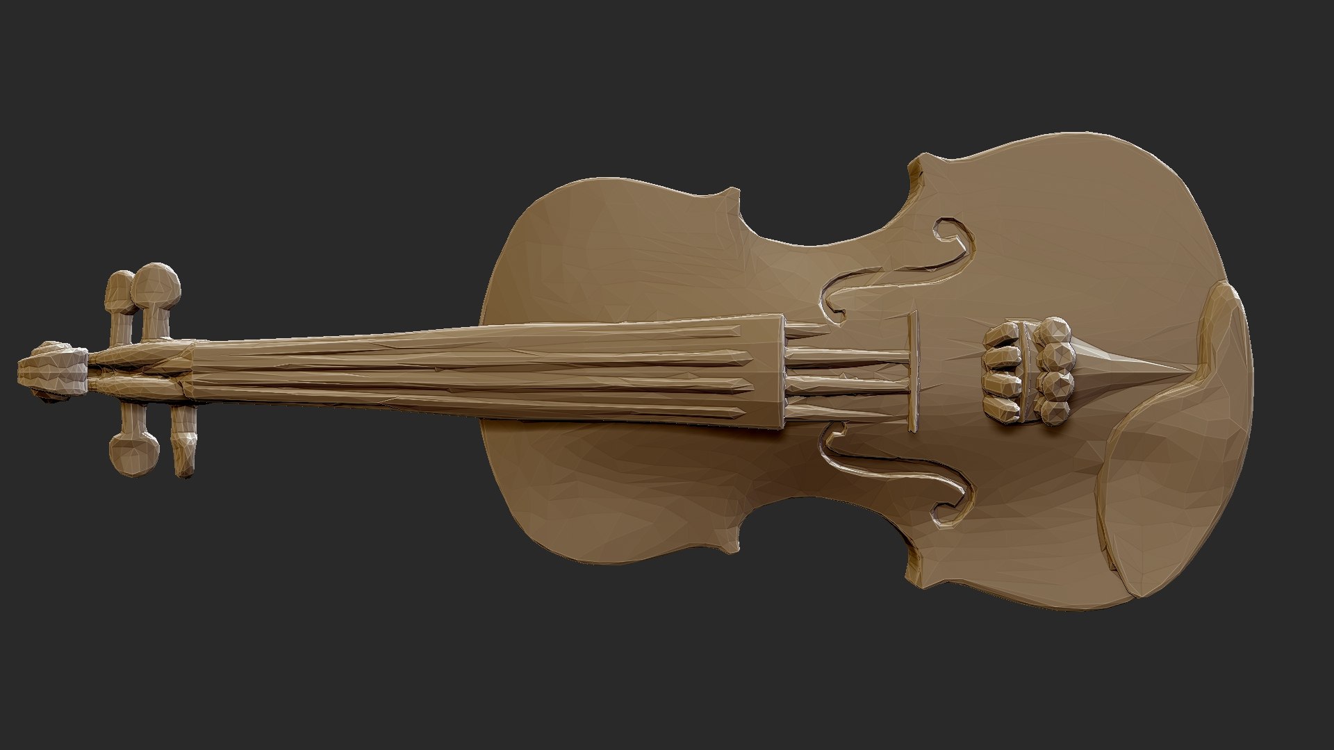 Violin 3D Model - TurboSquid 1697807