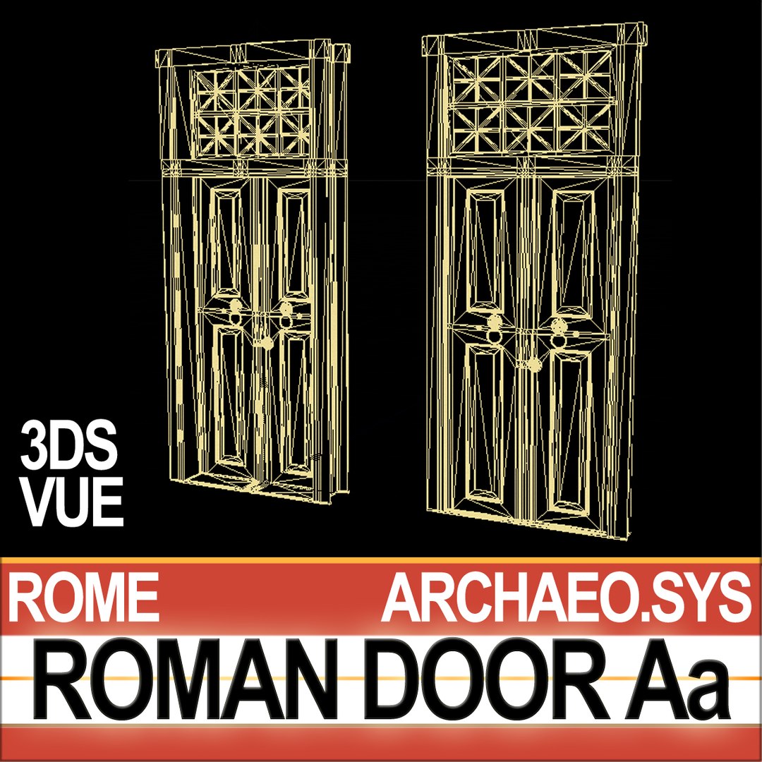 Roman Door Aa 3D - TurboSquid 1231558