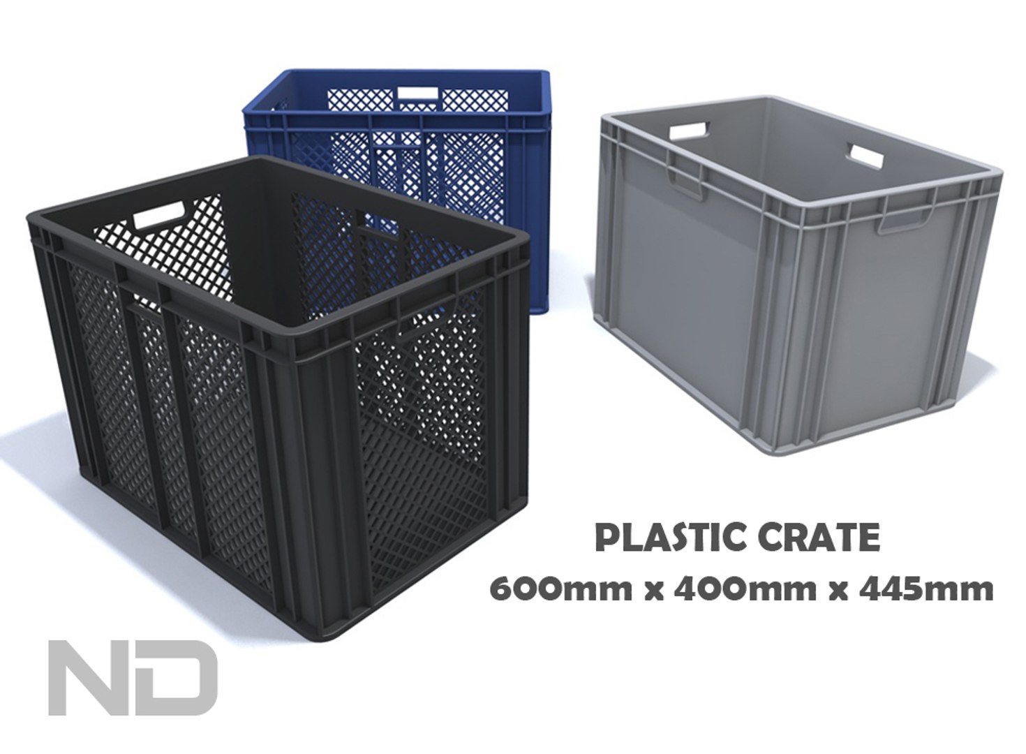 3d model plastic container