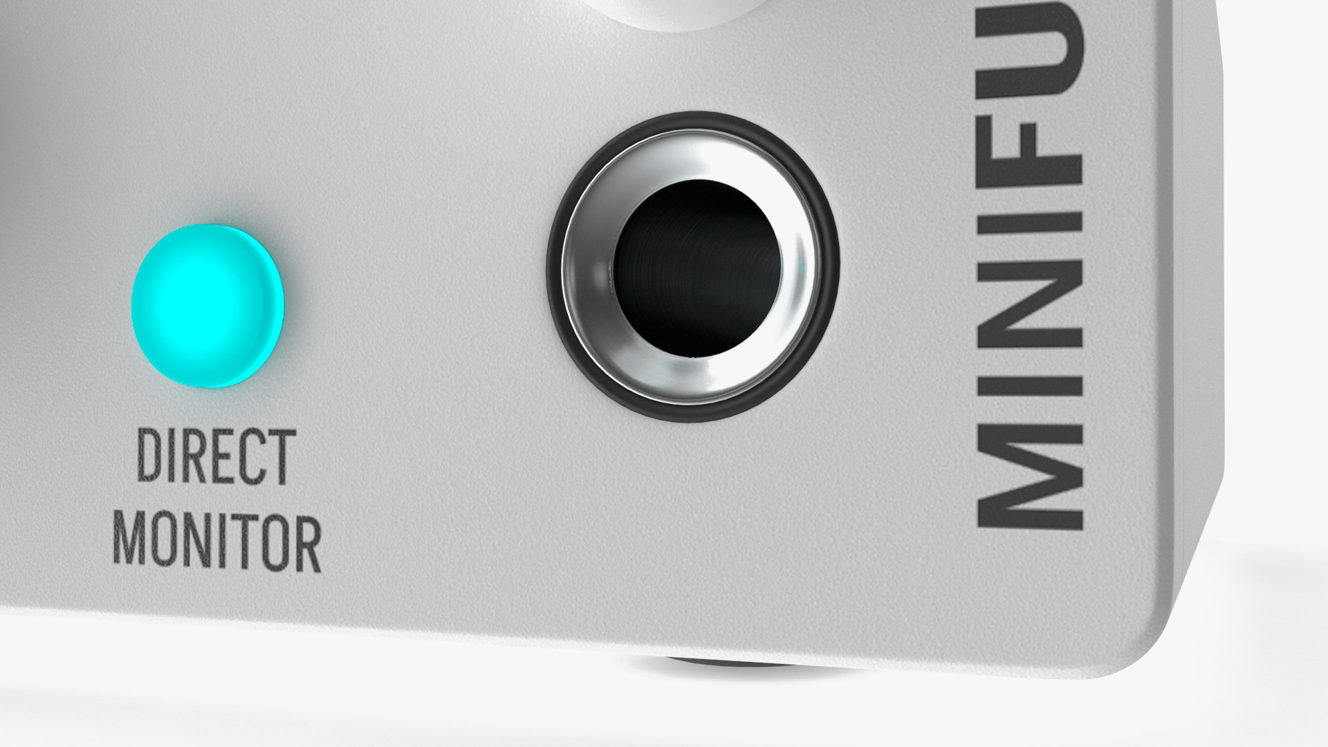 Compact Audio USB Interface Arturia MiniFuse 1 White 3D Model ...