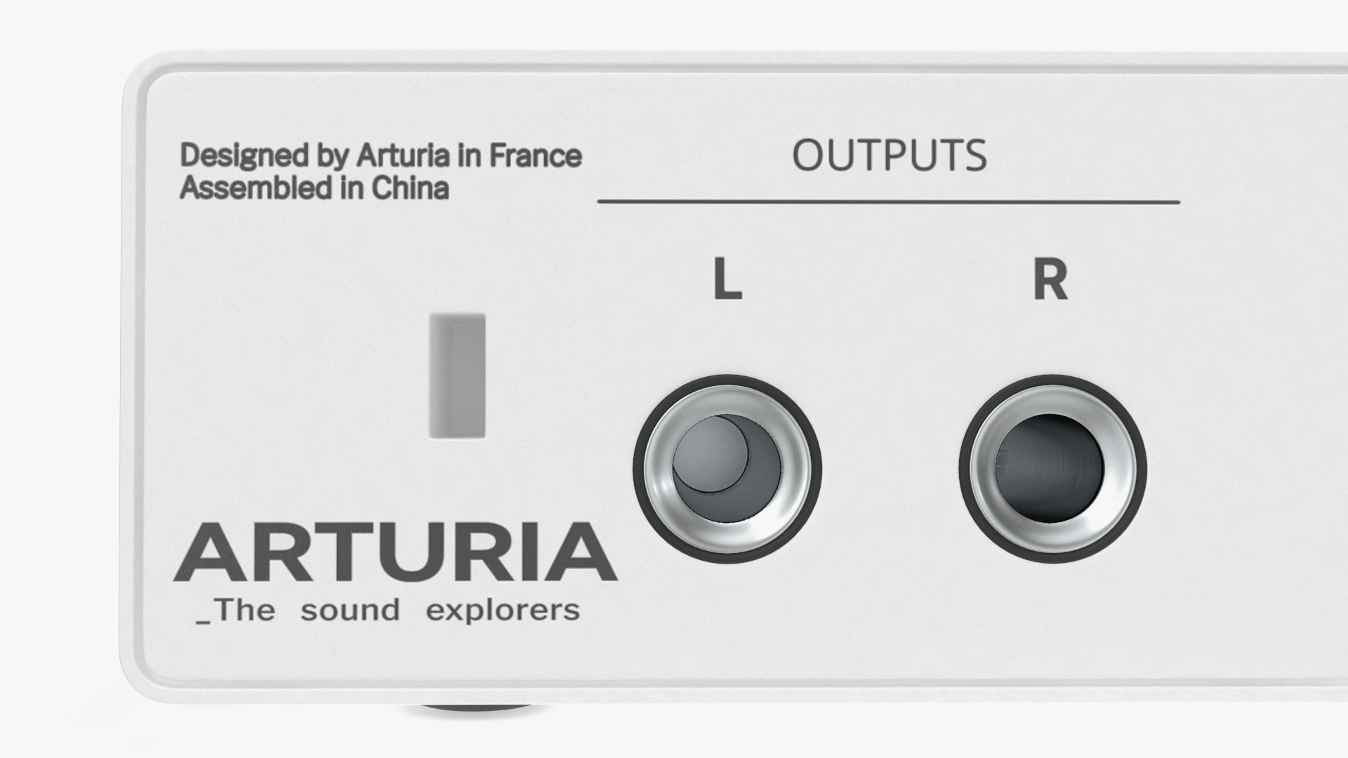 Compact Audio USB Interface Arturia MiniFuse 1 White 3D Model ...