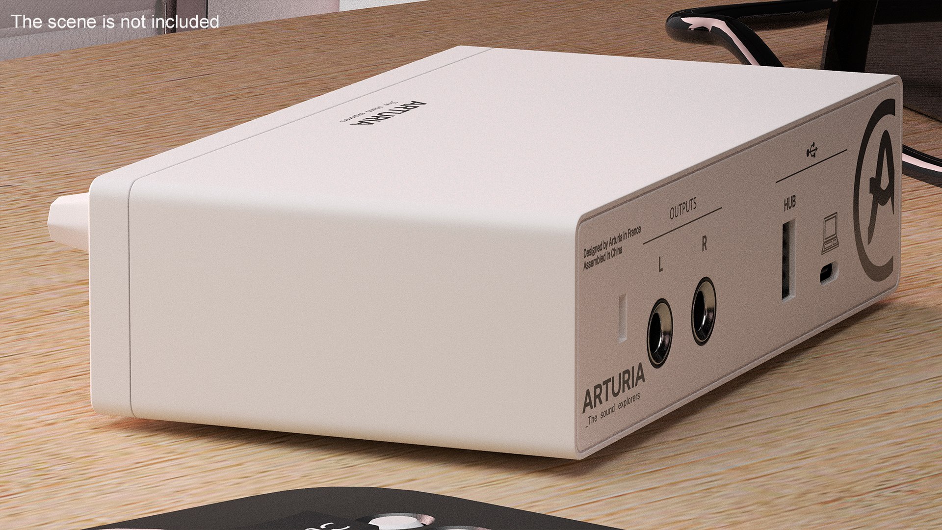 Compact Audio USB Interface Arturia MiniFuse 1 White 3D Model ...