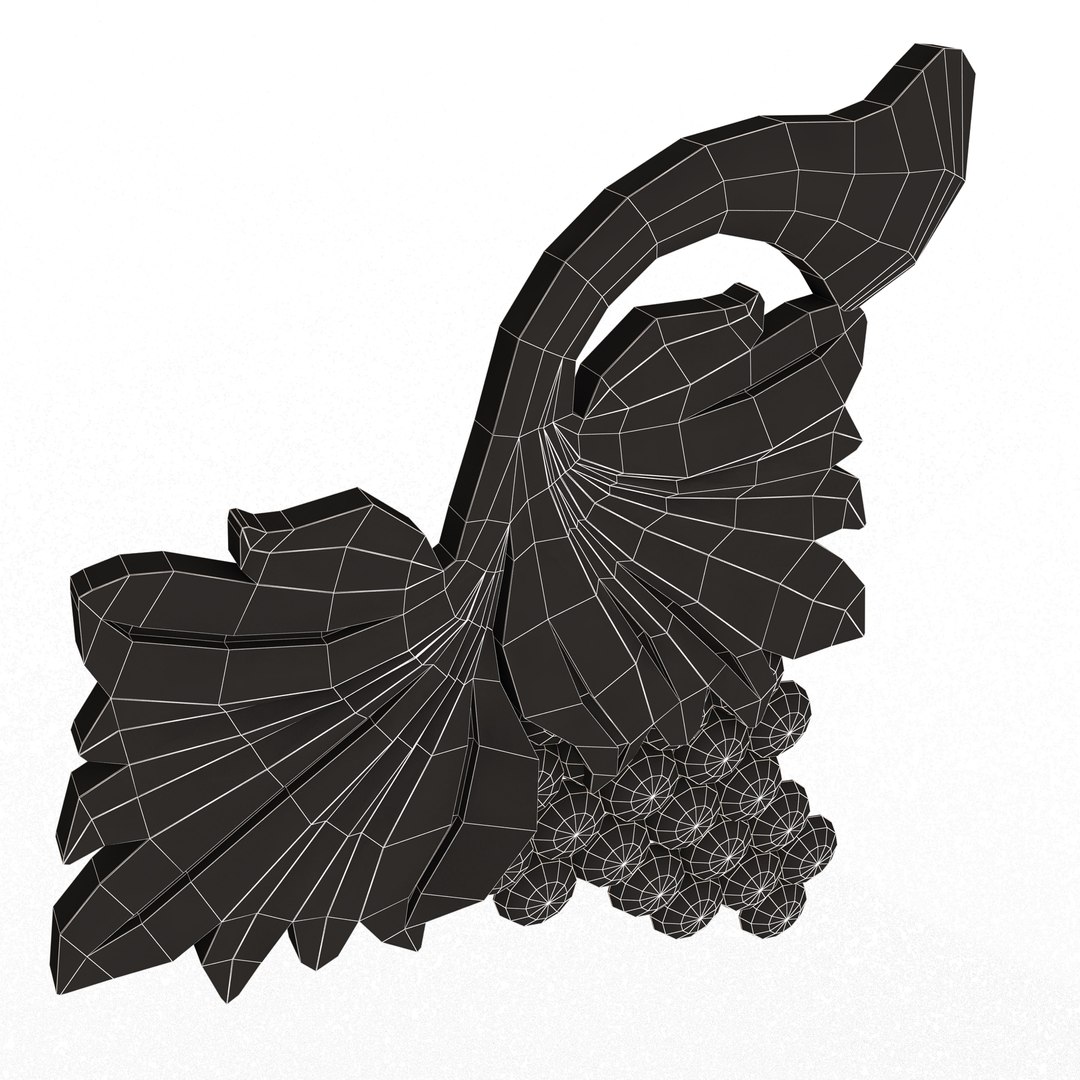 Grape Bas Relief 3D Model - TurboSquid 1948338