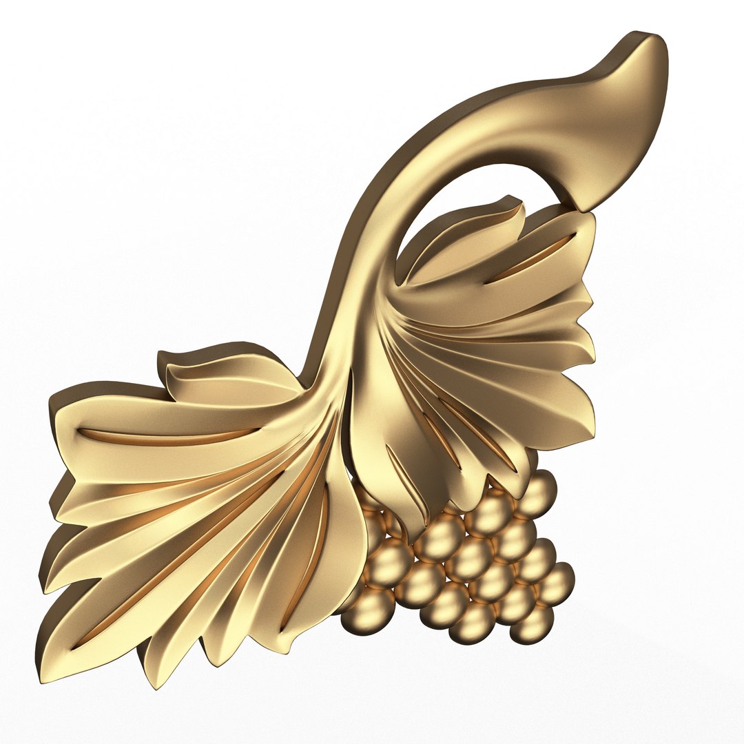 Grape Bas Relief 3D Model - TurboSquid 1948338