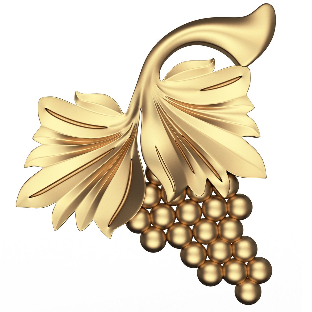 Grape Bas Relief 3D Model - TurboSquid 1948338