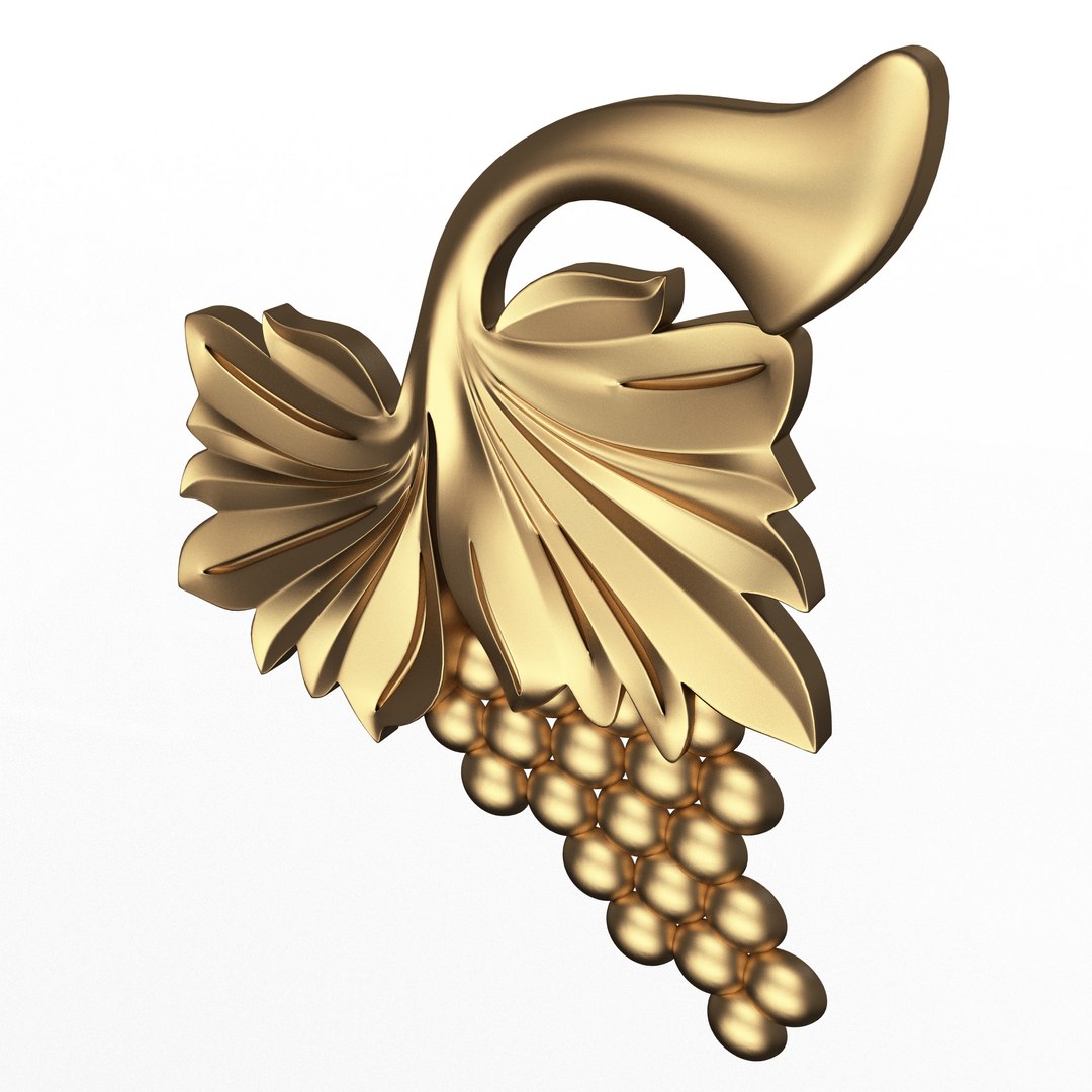 Grape Bas Relief 3D Model - TurboSquid 1948338