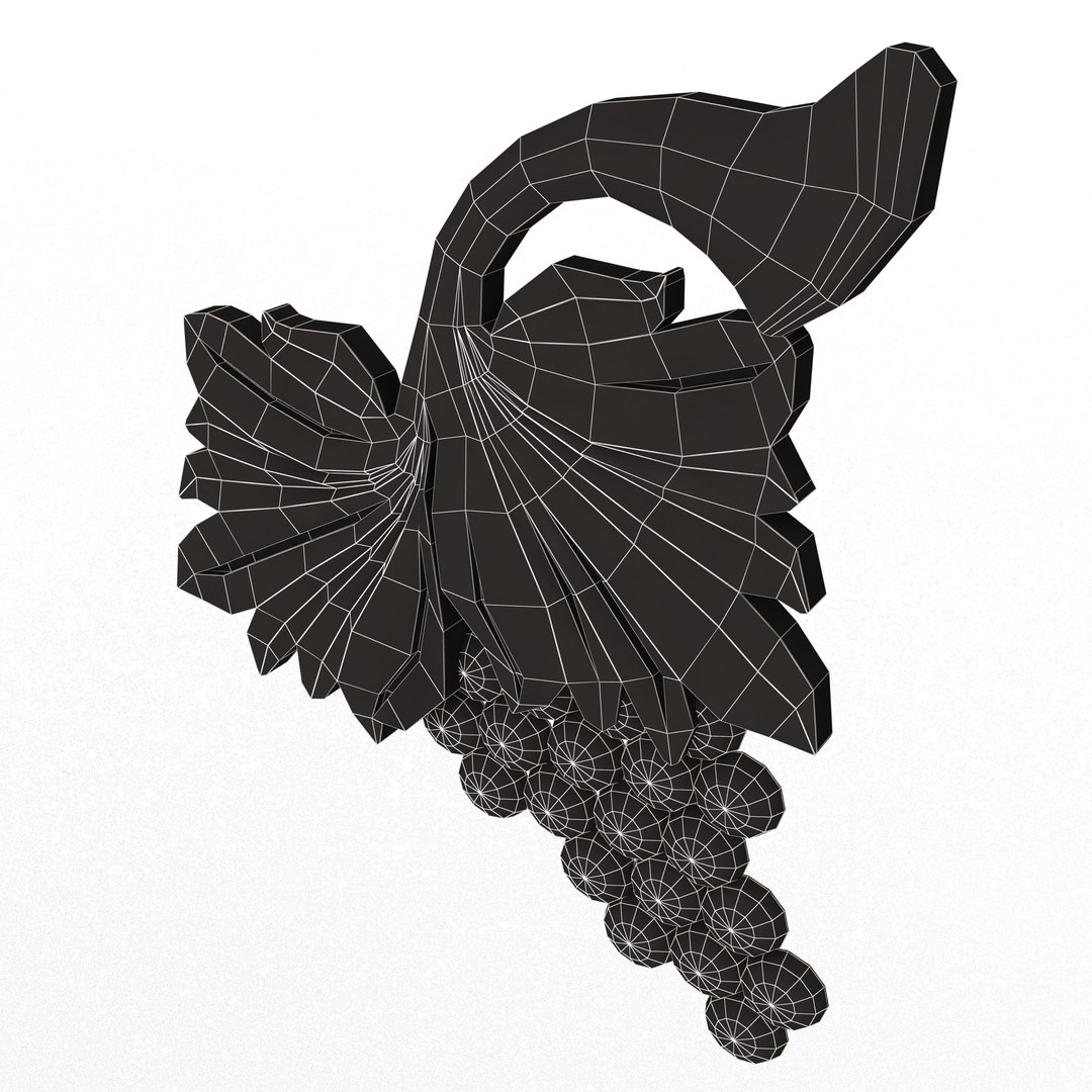 Grape Bas Relief 3D Model - TurboSquid 1948338