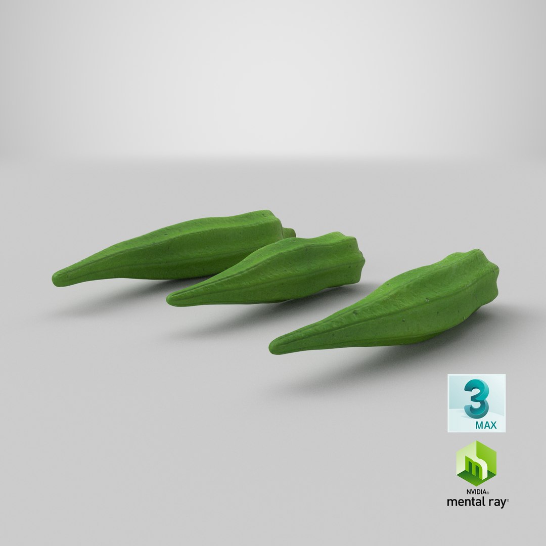 3D Okra Ready - TurboSquid 1660024