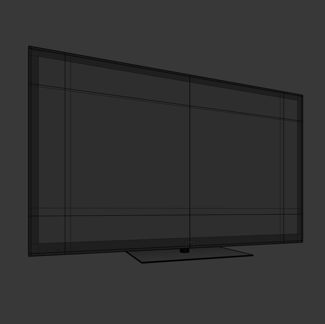 Lcd Tv 3d Model