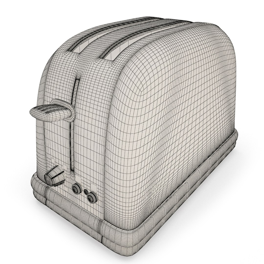 Kitchen Set 01 Toaster 3D Model - TurboSquid 1448241