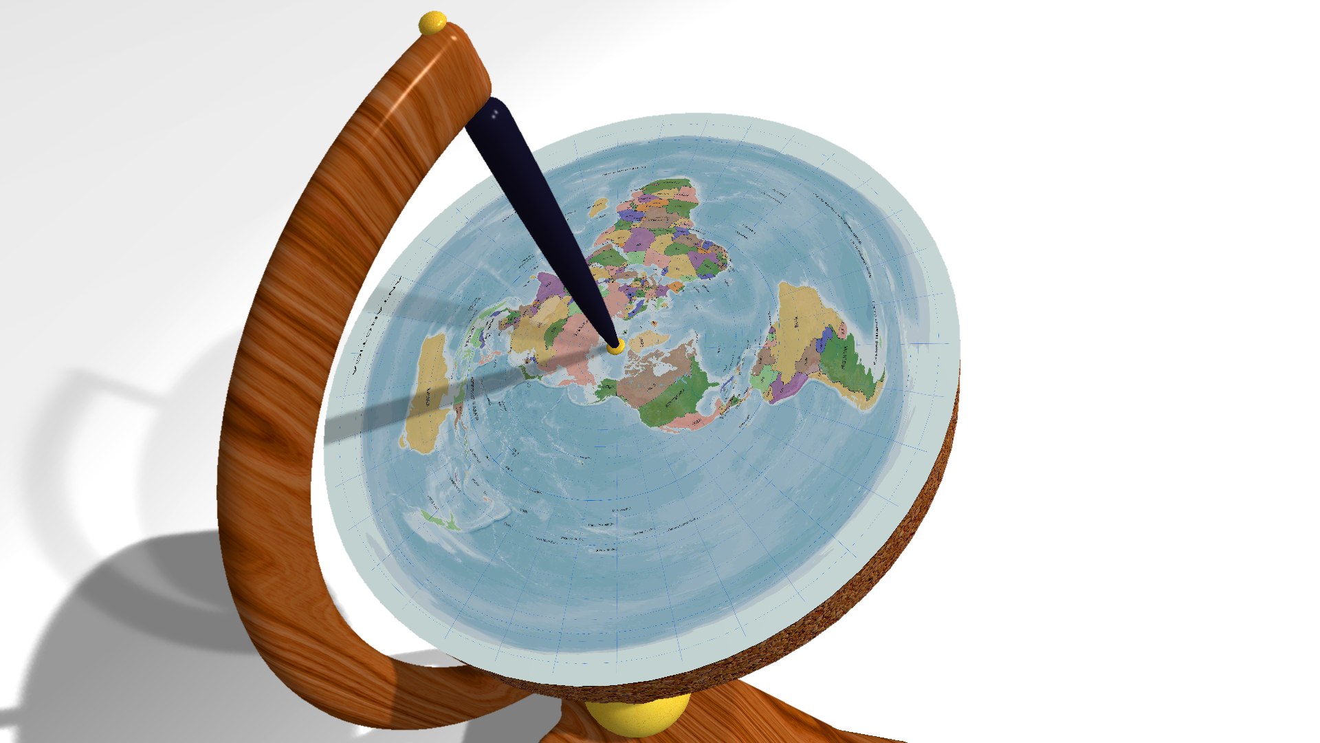 3D Globe - Flatus - TurboSquid 2023842