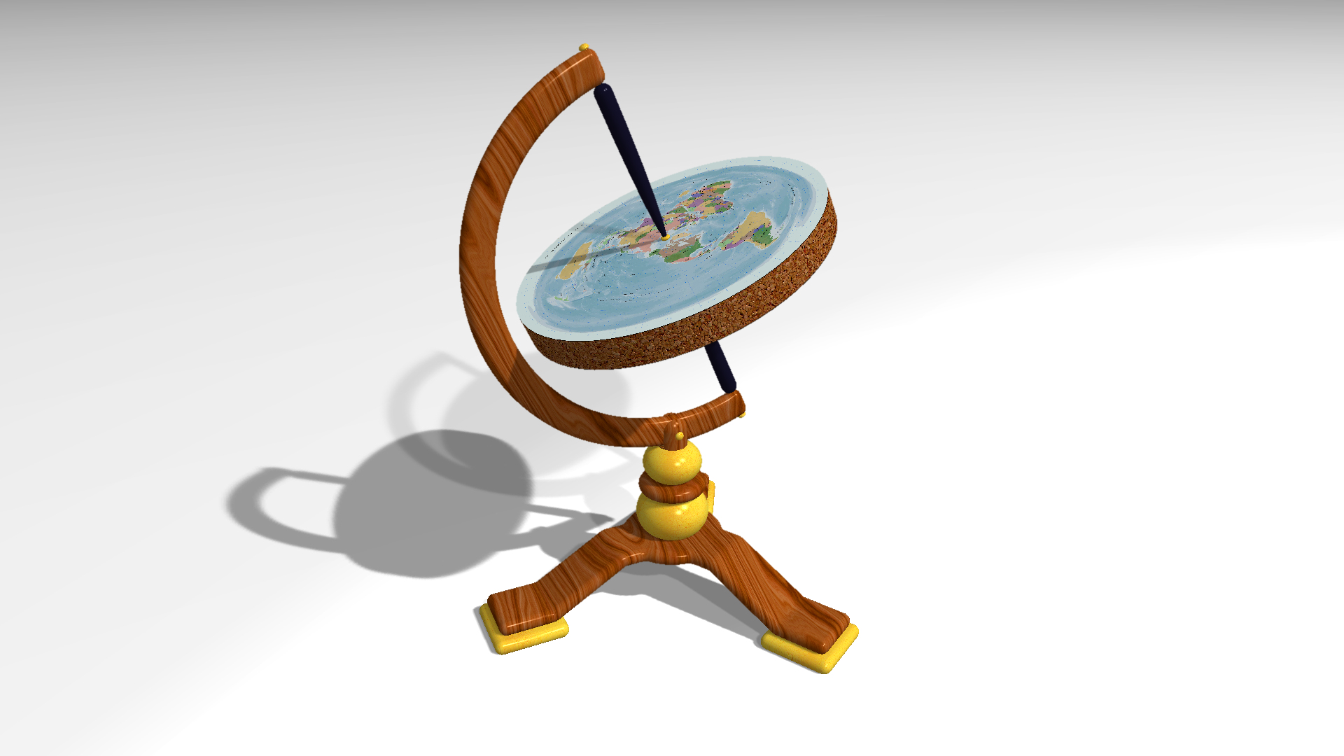 3D Globe - Flatus - TurboSquid 2023842