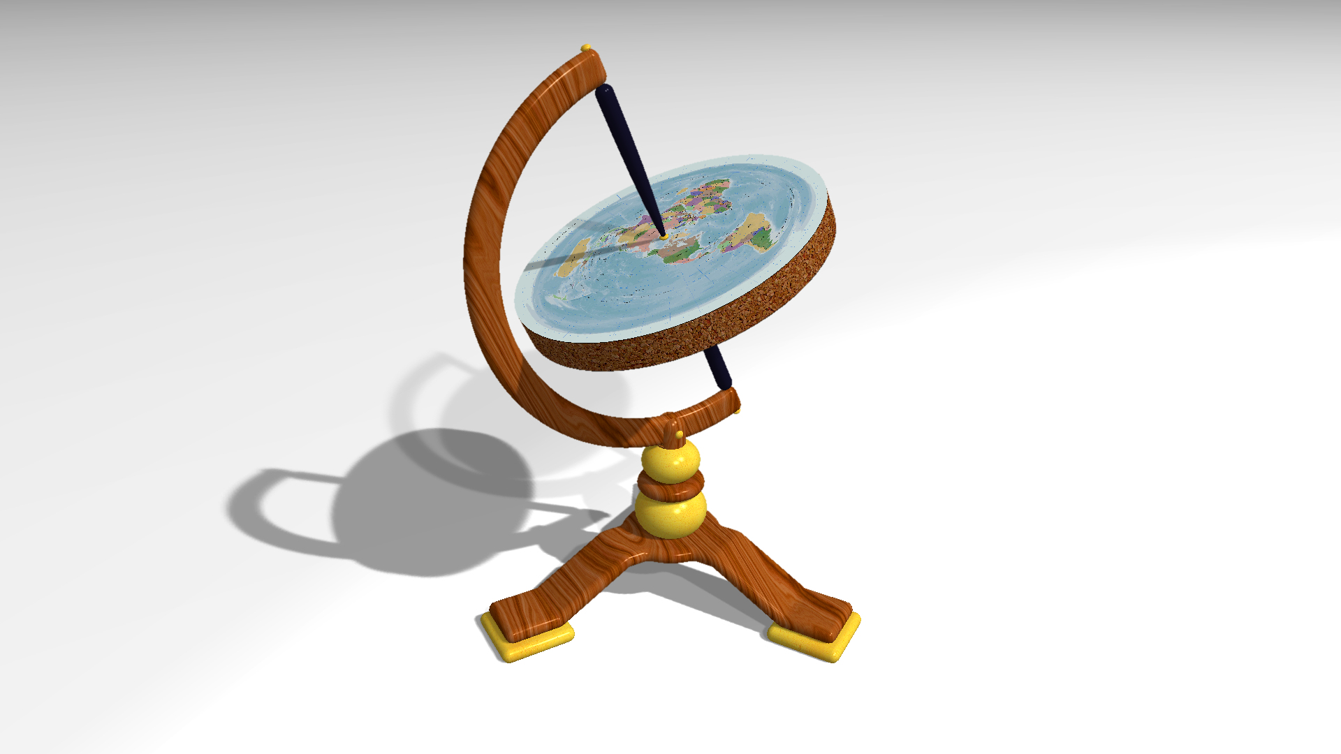 3D Globe - Flatus - TurboSquid 2023842