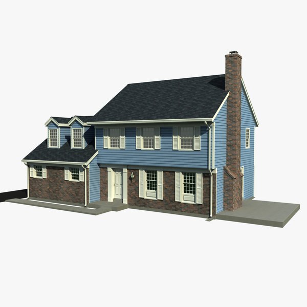 modelo 3d Casa de dos pisos A1008G - TurboSquid 384924