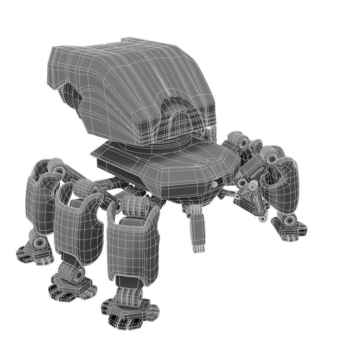 3d Model Robot Concept 03
