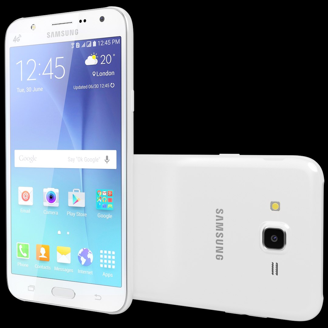 3d realistic samsung galaxy j7 model