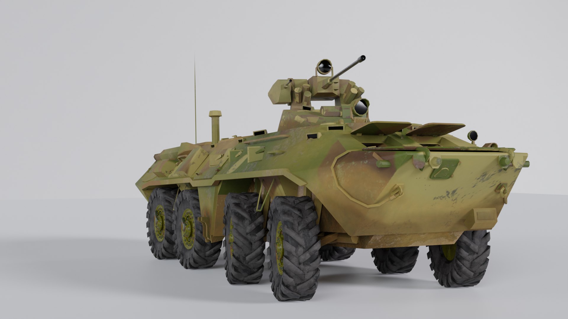 Armored Personnel Carrier BTR-82A 3D Model - TurboSquid 2023966
