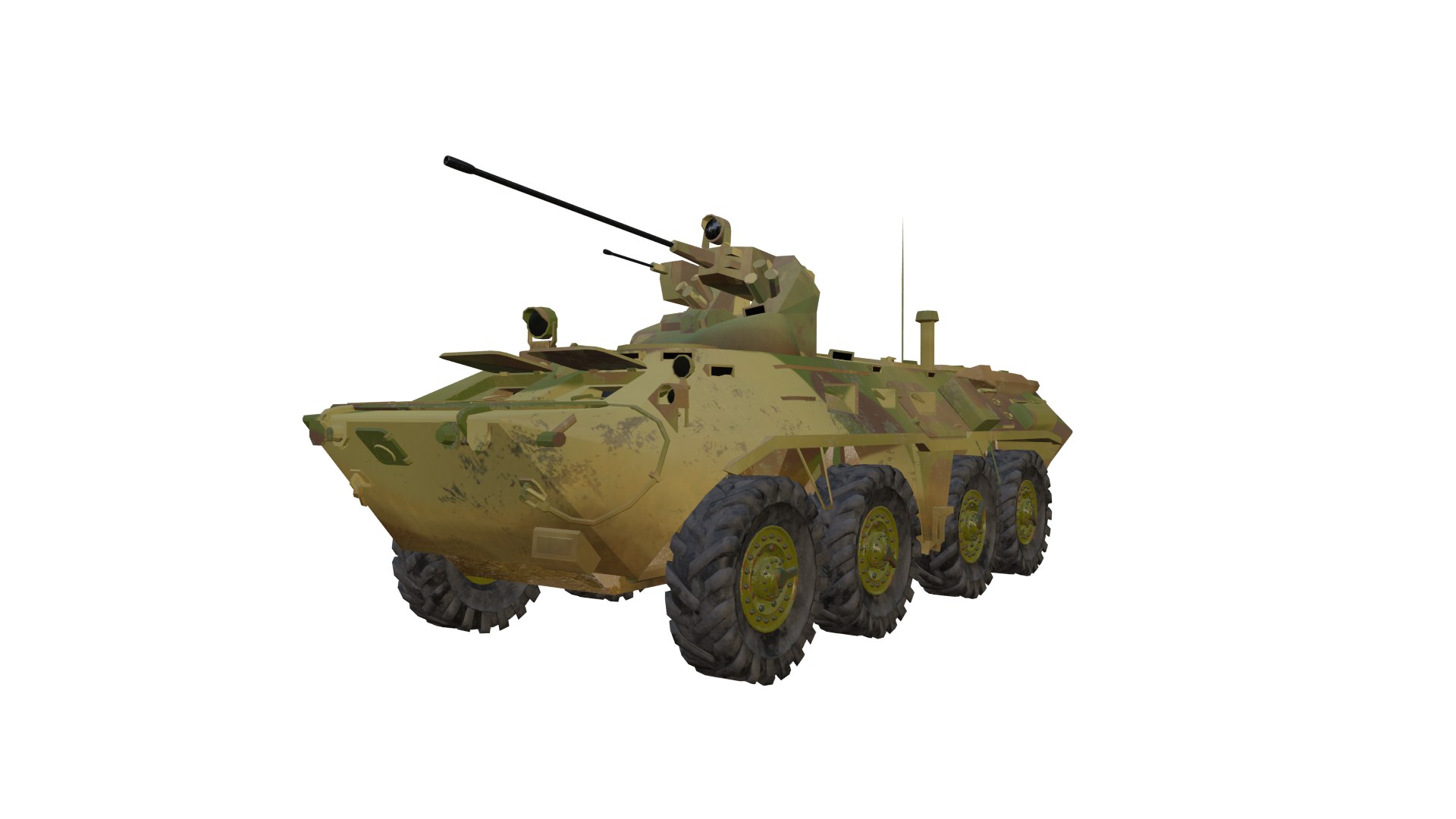 Armored Personnel Carrier BTR-82A 3D Model - TurboSquid 2023966