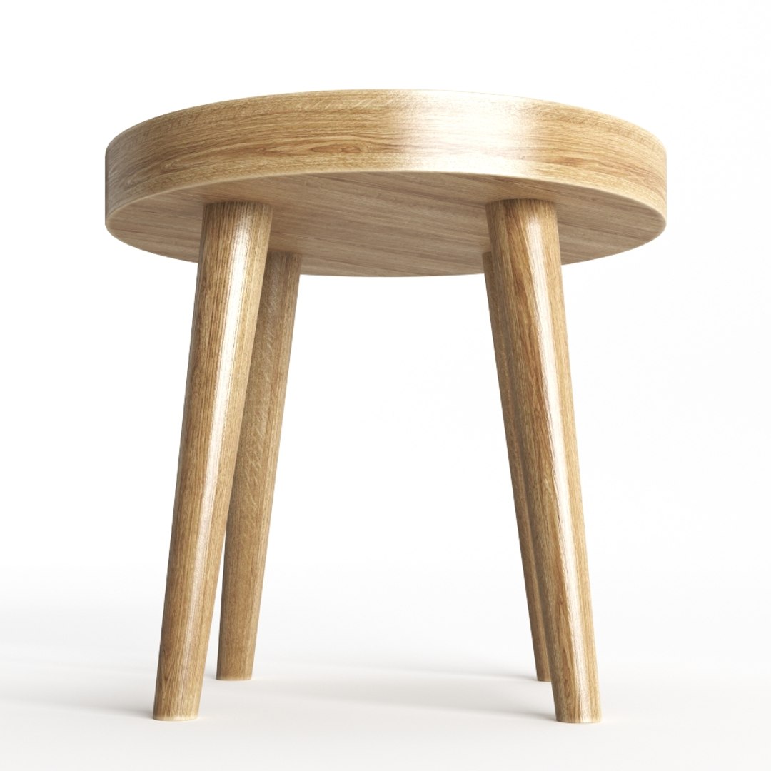 Simple Wood Table 3D - TurboSquid 1622582