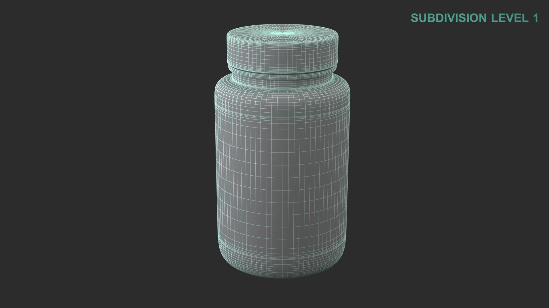 Plastic Jar Container 3D Model - TurboSquid 2151143
