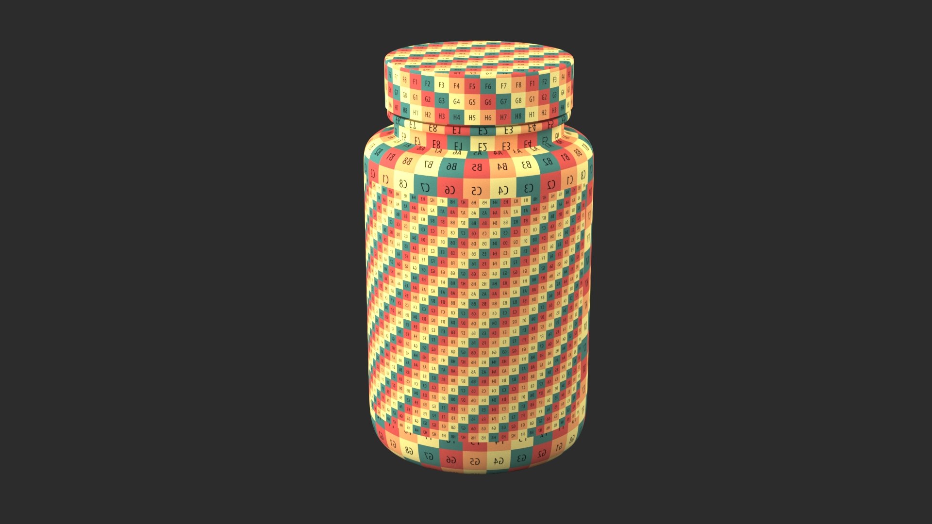 Plastic Jar Container 3D Model - TurboSquid 2151143