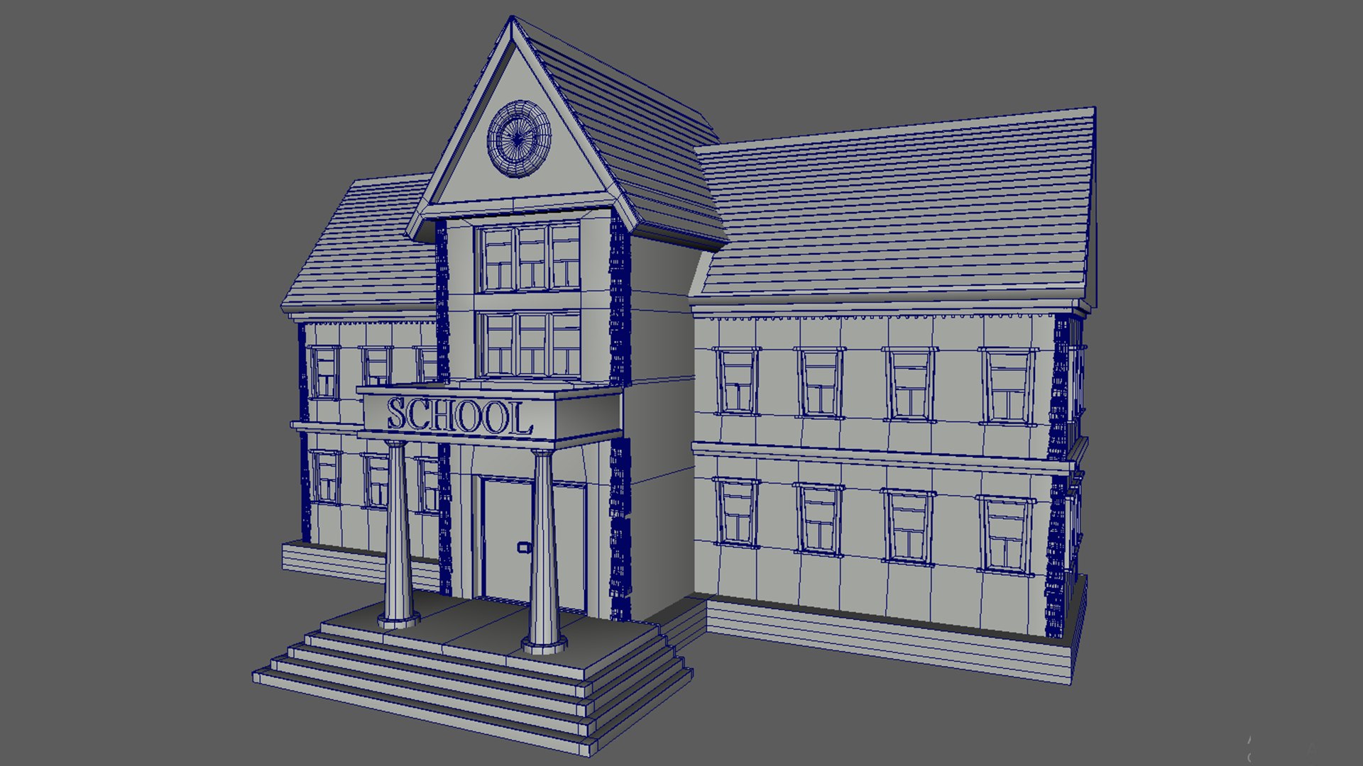 3D Stylized Cartoon City Model - TurboSquid 2199126