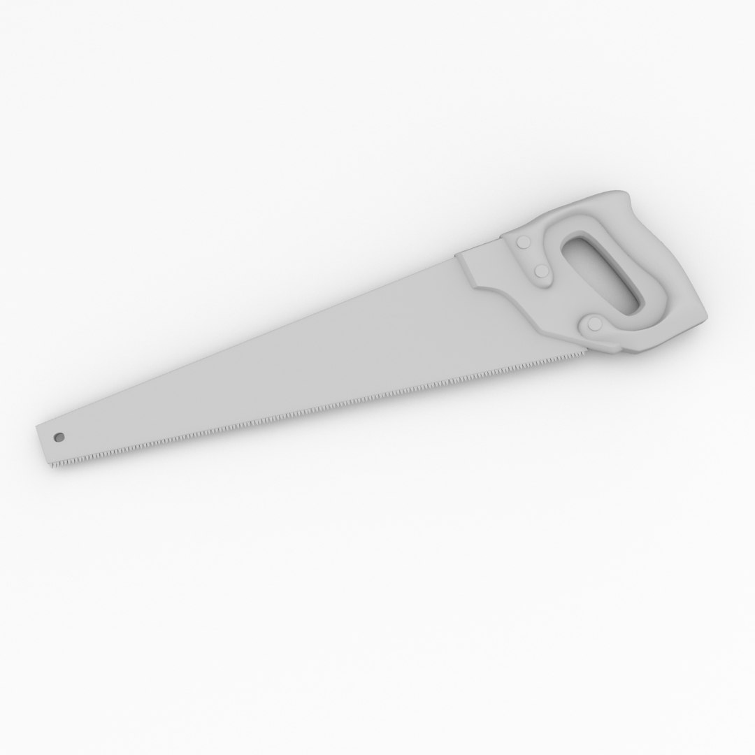hand saw 3d model