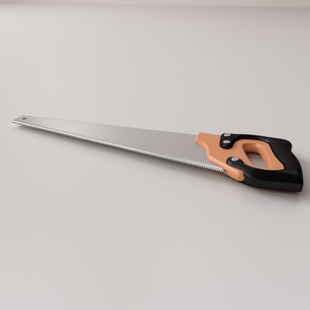 hand saw 3d model
