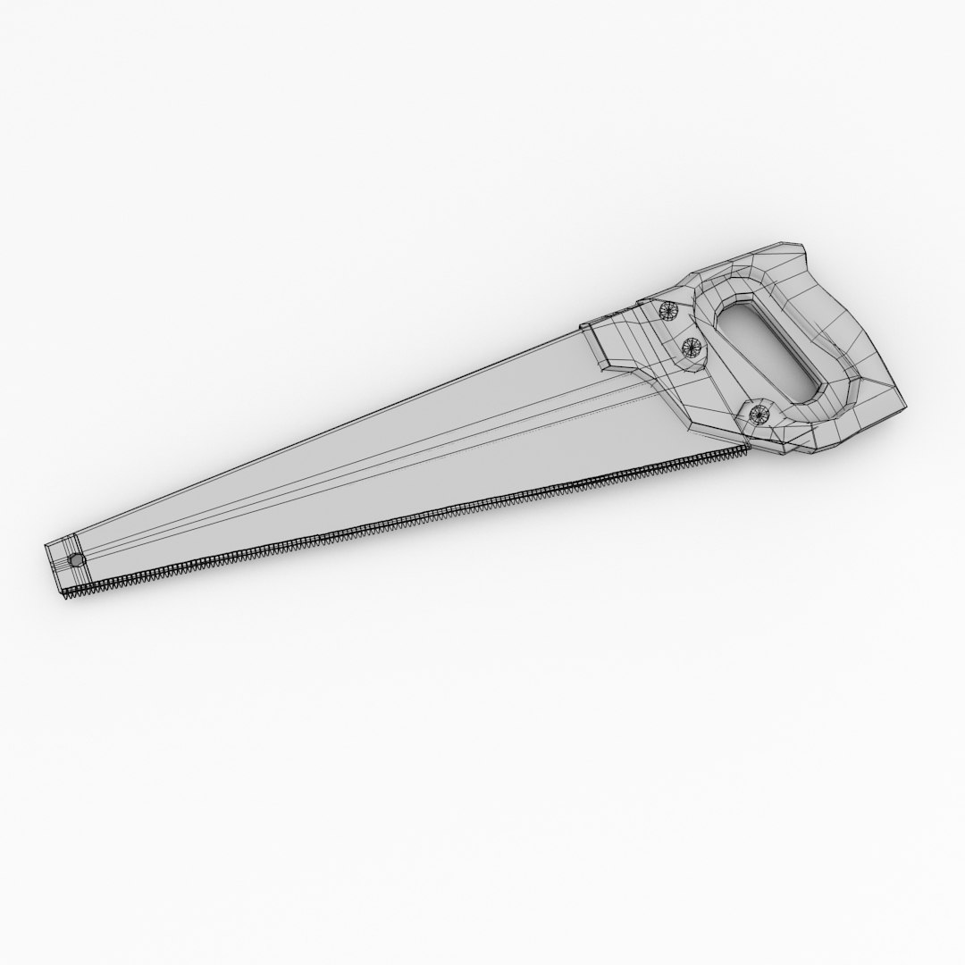 hand saw 3d model