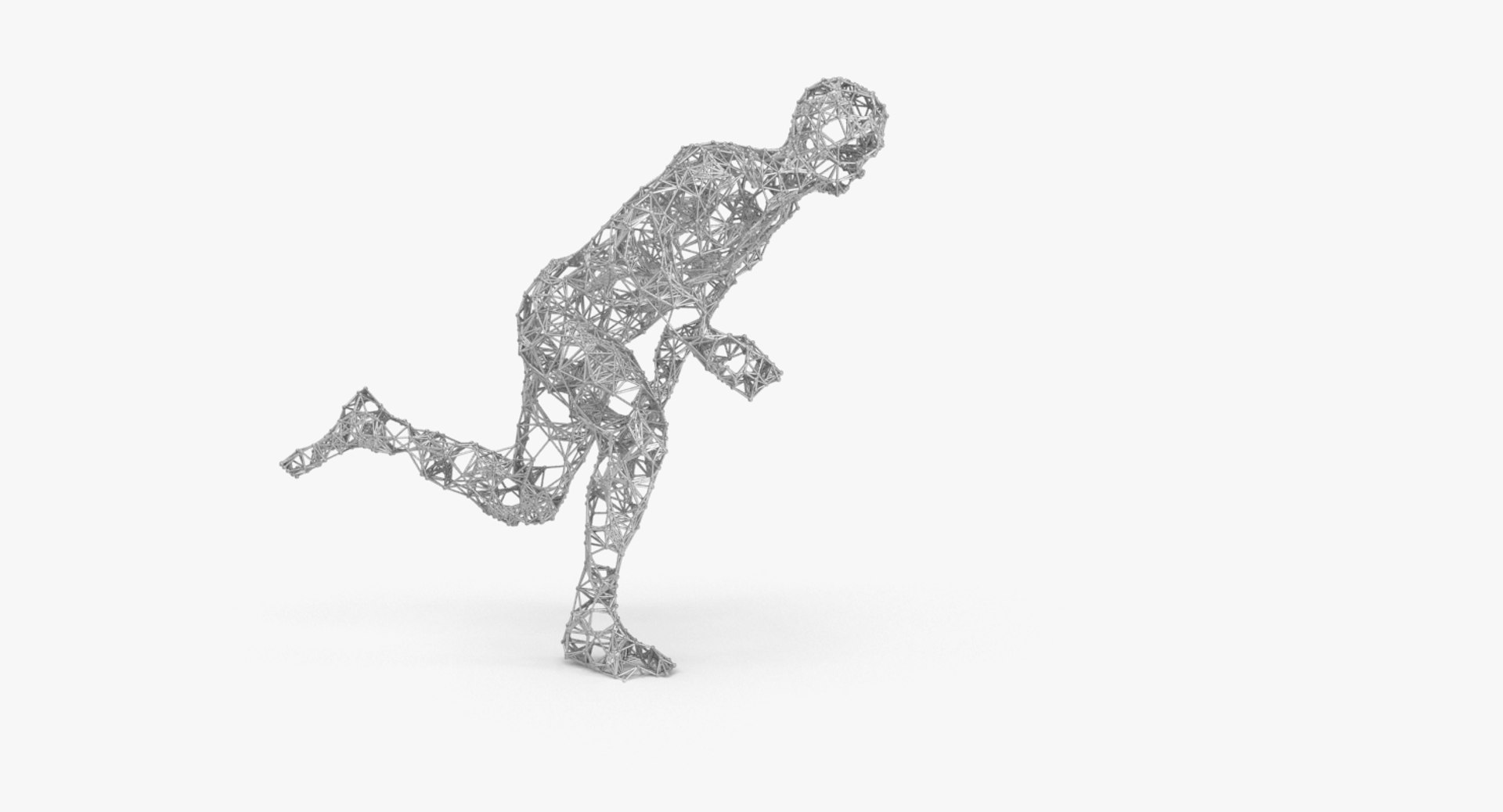Human Pose Abstract Running 3D - TurboSquid 1301846
